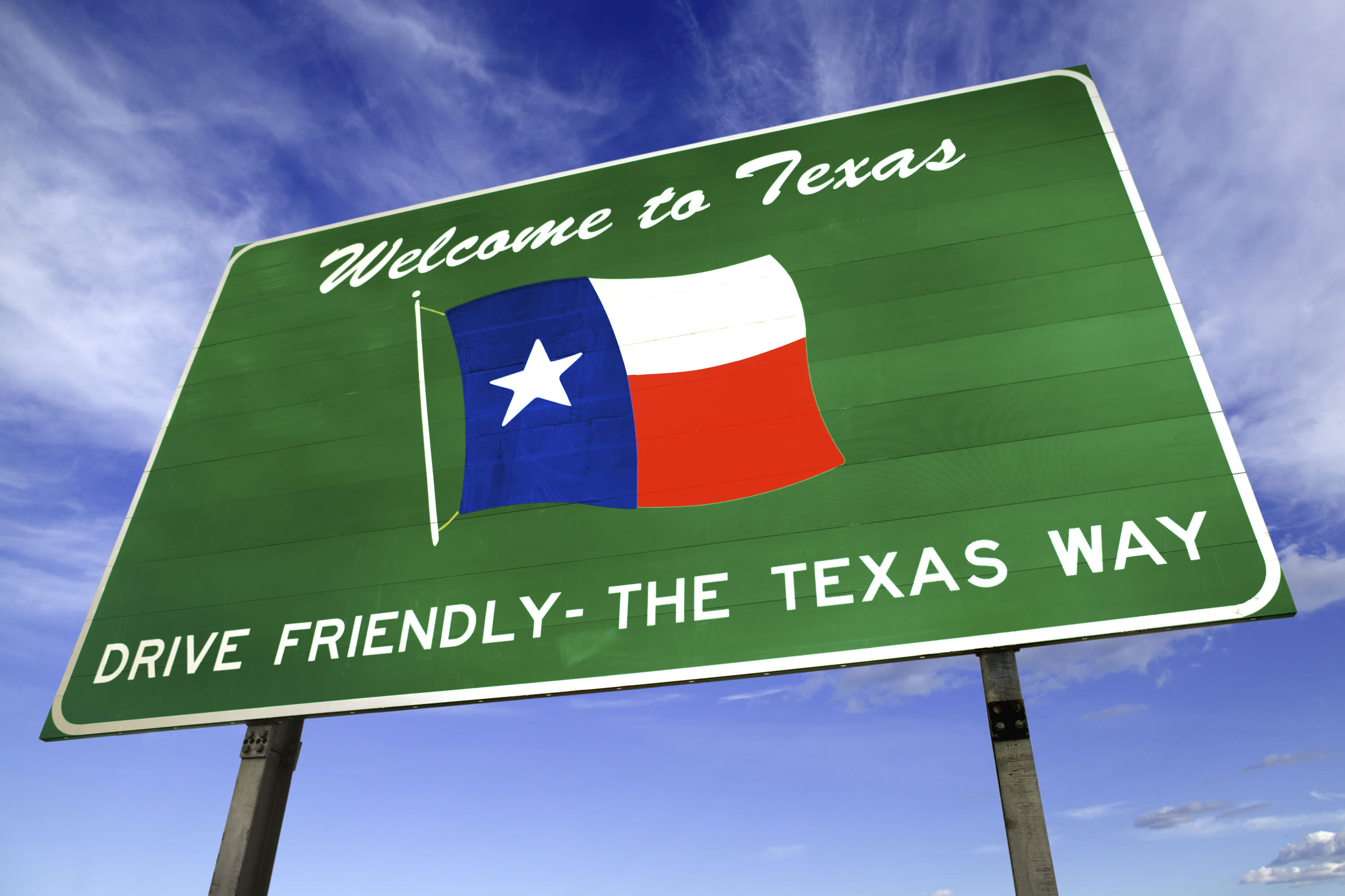 TEXAS HIGHWAY SIGN - IMCP