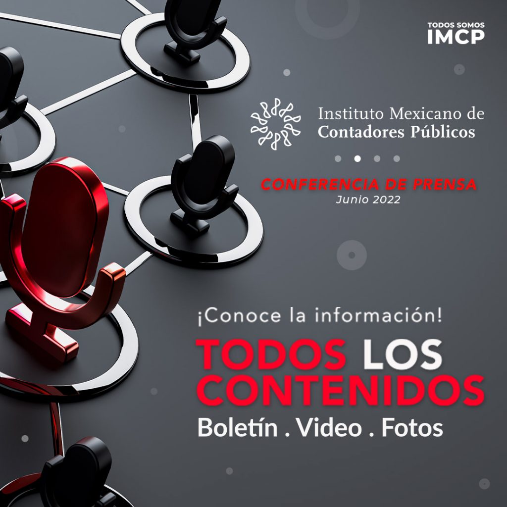 Boletines y comunicados de prensa IMCP Archivos - IMCP