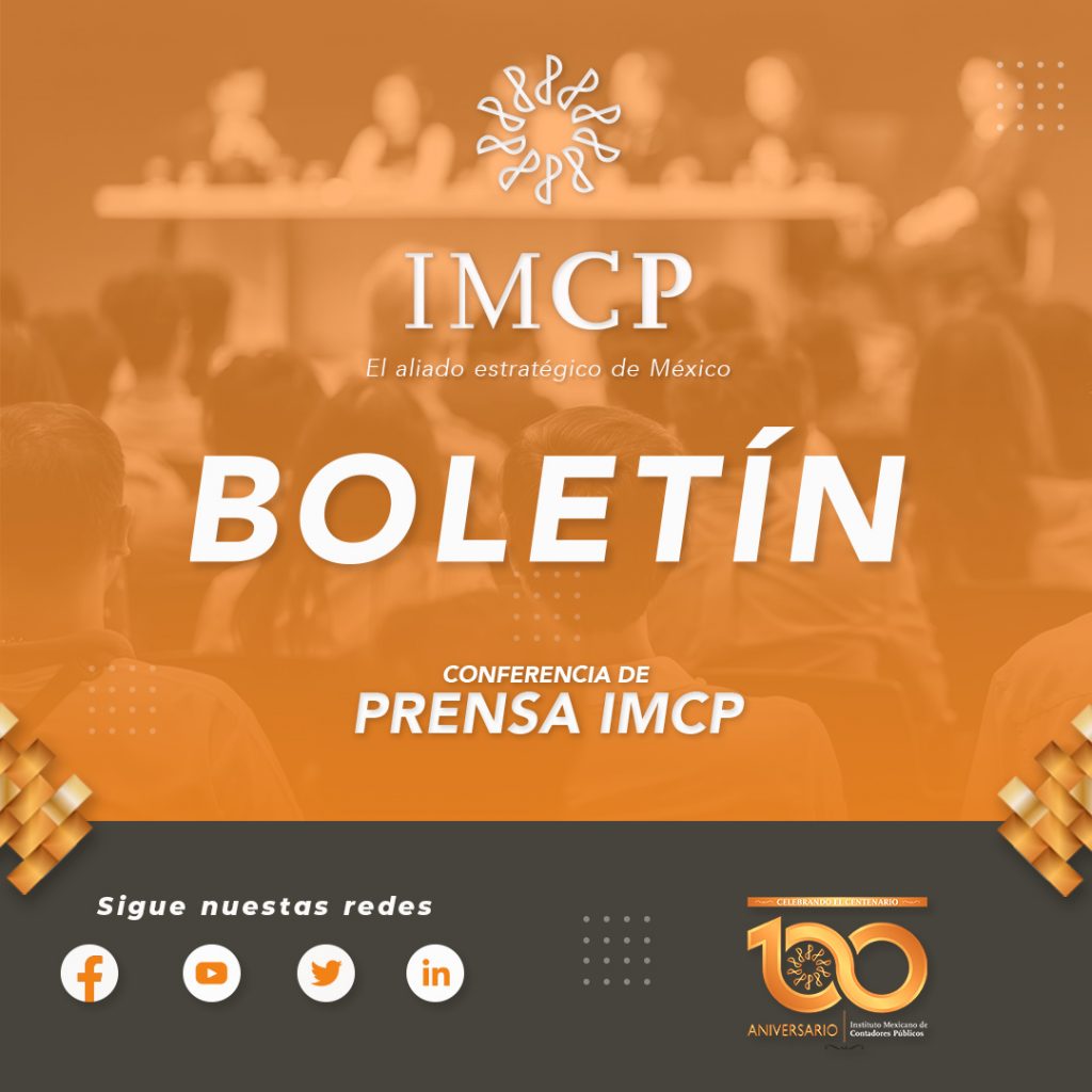 Noticias, boletines y comunicados de prensa IMCP Archivos - IMCP